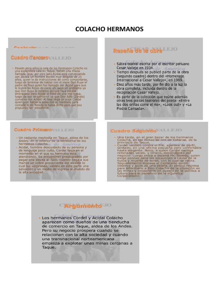 Colacho Hermanos 1 | PDF