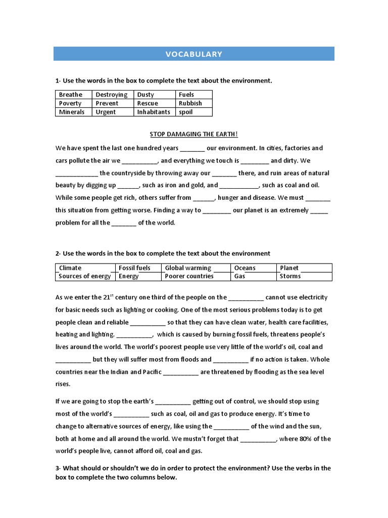 Environmental Awareness for Students | PDF | Fuels | Fossil Fuels