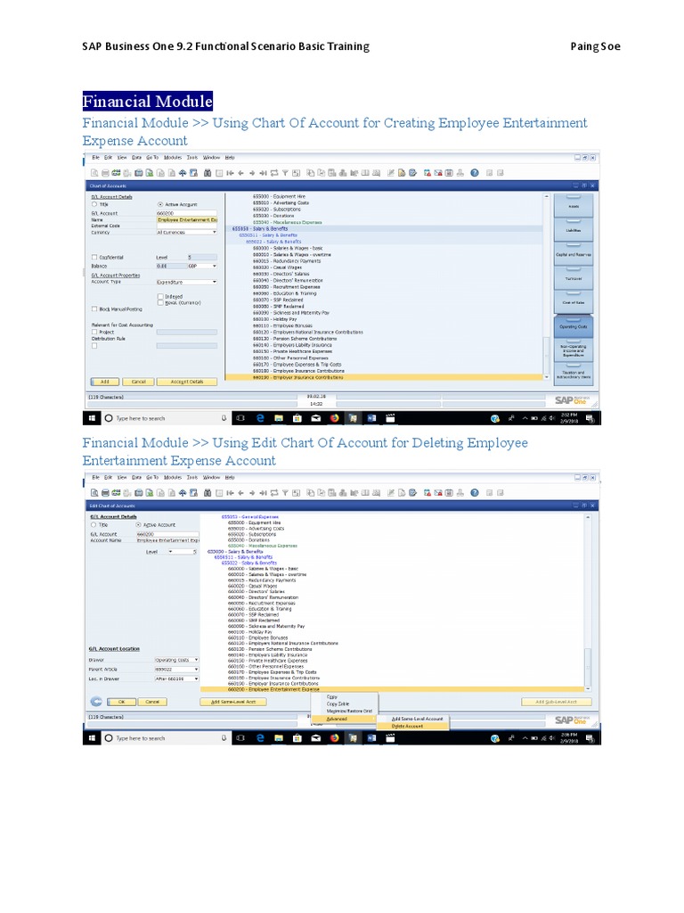 Financial Module: Financial Module Using Chart of Account For Creating ...