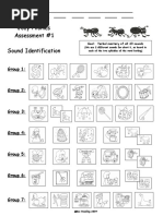 Jolly Phonics Blending Groups 1-7 | PDF