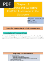 Assessment - Essential Elements of Portfolio | PDF | Pedagogy | Teaching