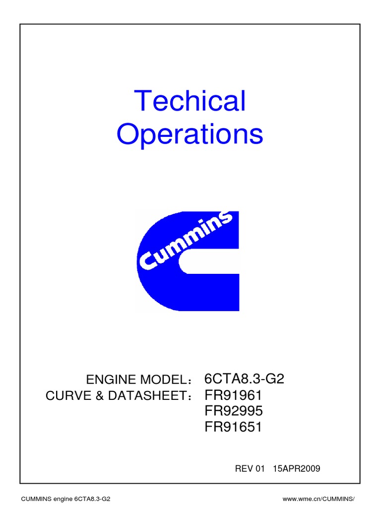6cta8 3-G2 PDF | PDF | Turbocharger | Engines