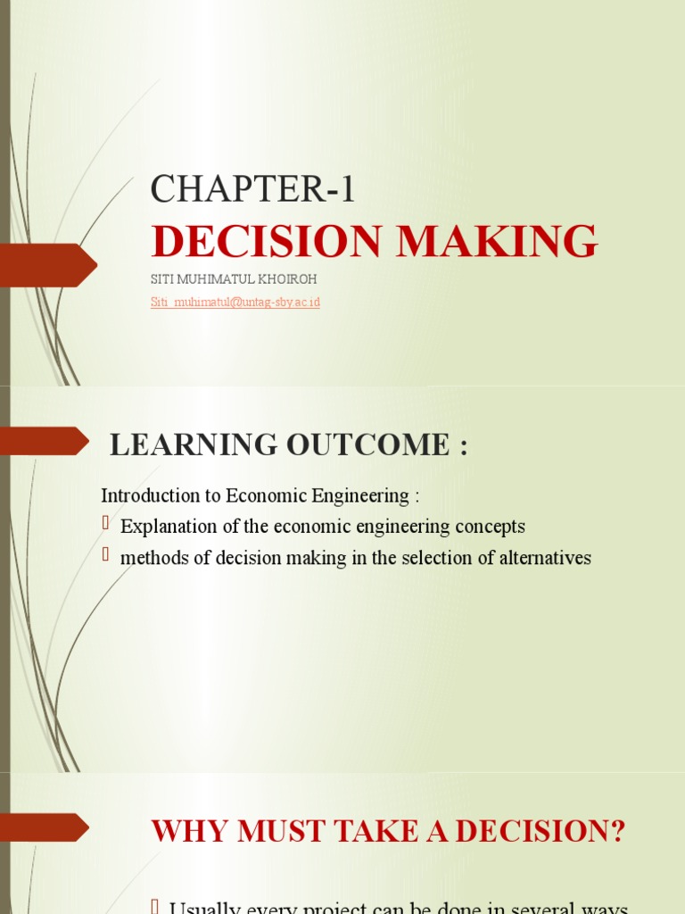 Chapter 1 | PDF | Decision Making | Cognitive Science