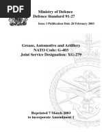 NATO Fuel and Specification Codes | PDF | Jet Fuel | Motor Oil