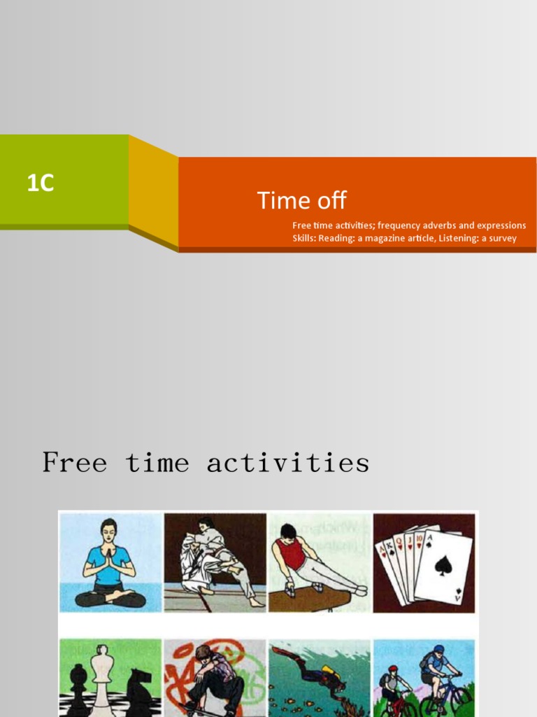 Face2face Pre-Intermediate Lesson 1C | PDF | Sports | Swimming