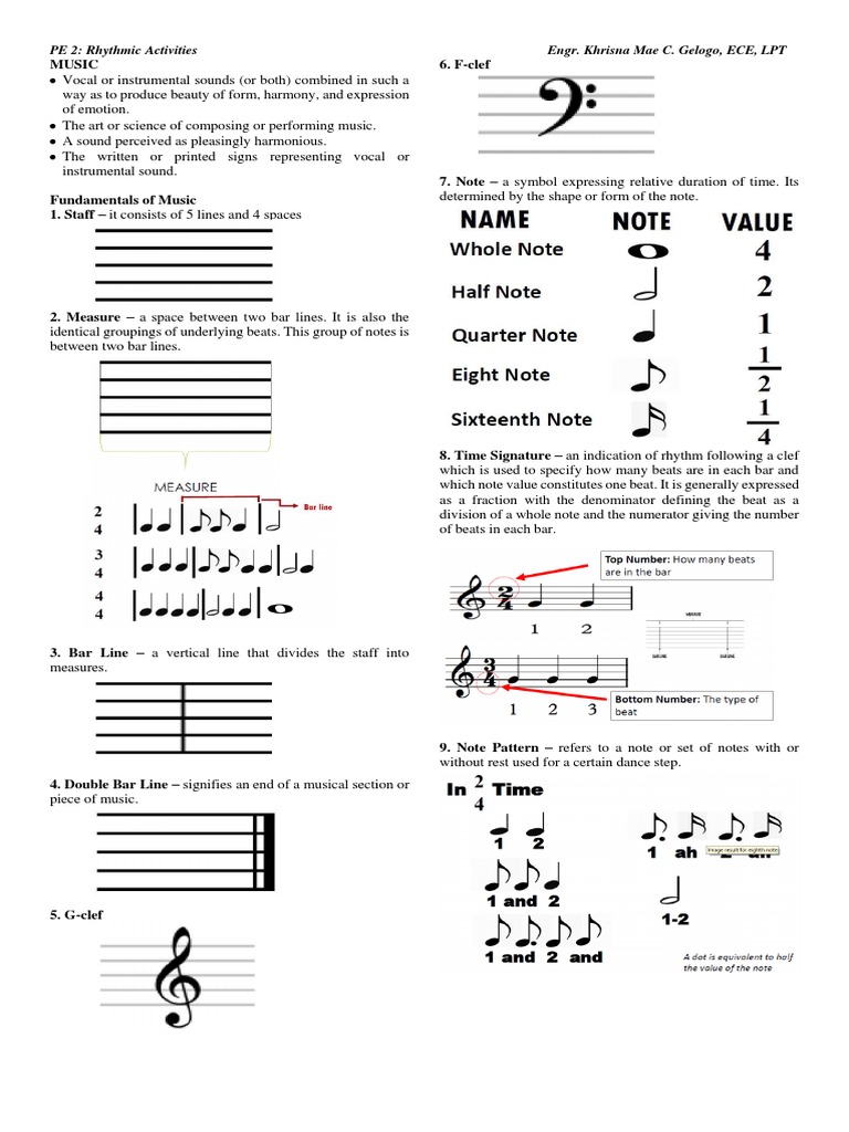 Unit 2 - Music (Midterm) | PDF | Rhythm | Musicology