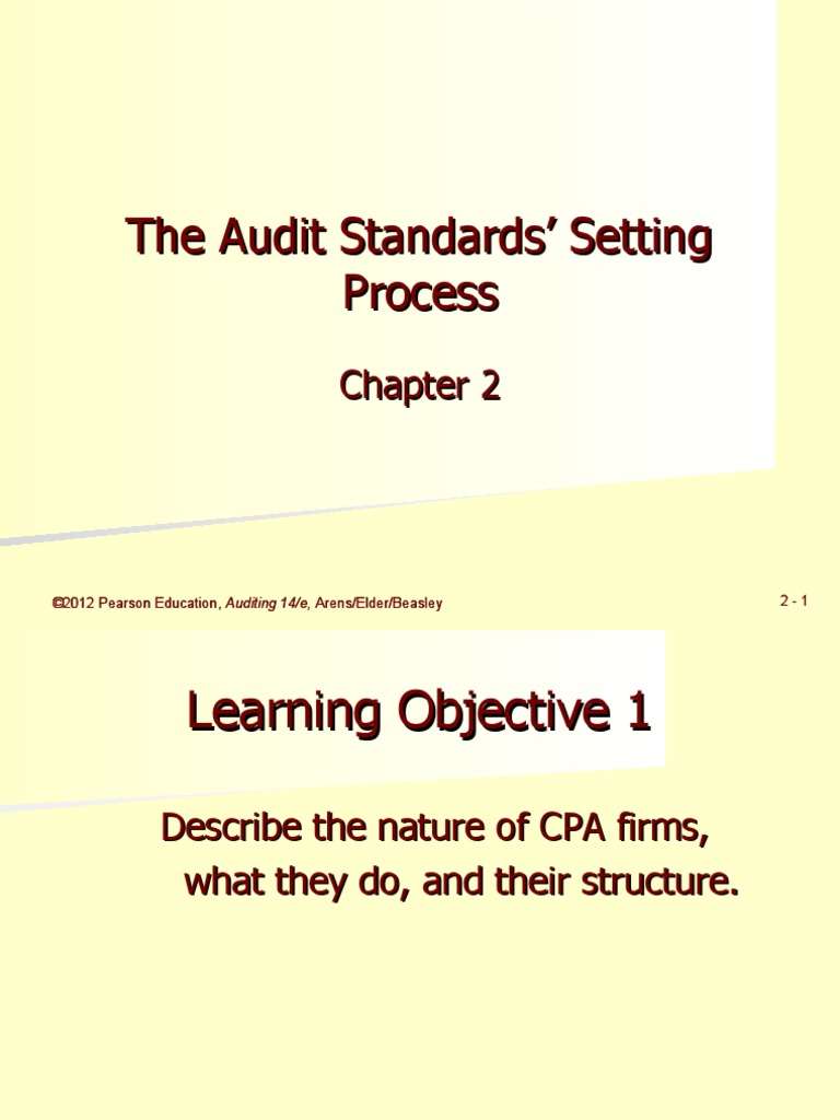 The Audit Standards' Setting Process | PDF | Certified Public ...