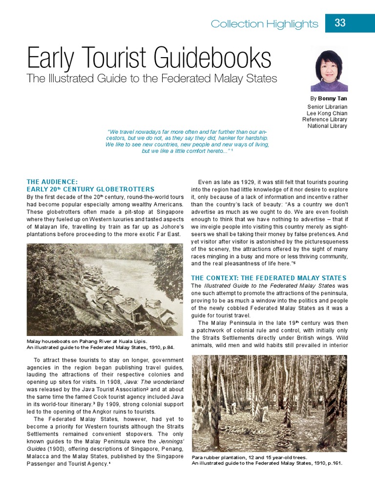 Early Tourist Guidebooks: The Illustrated Guide To The Federated Malay ...