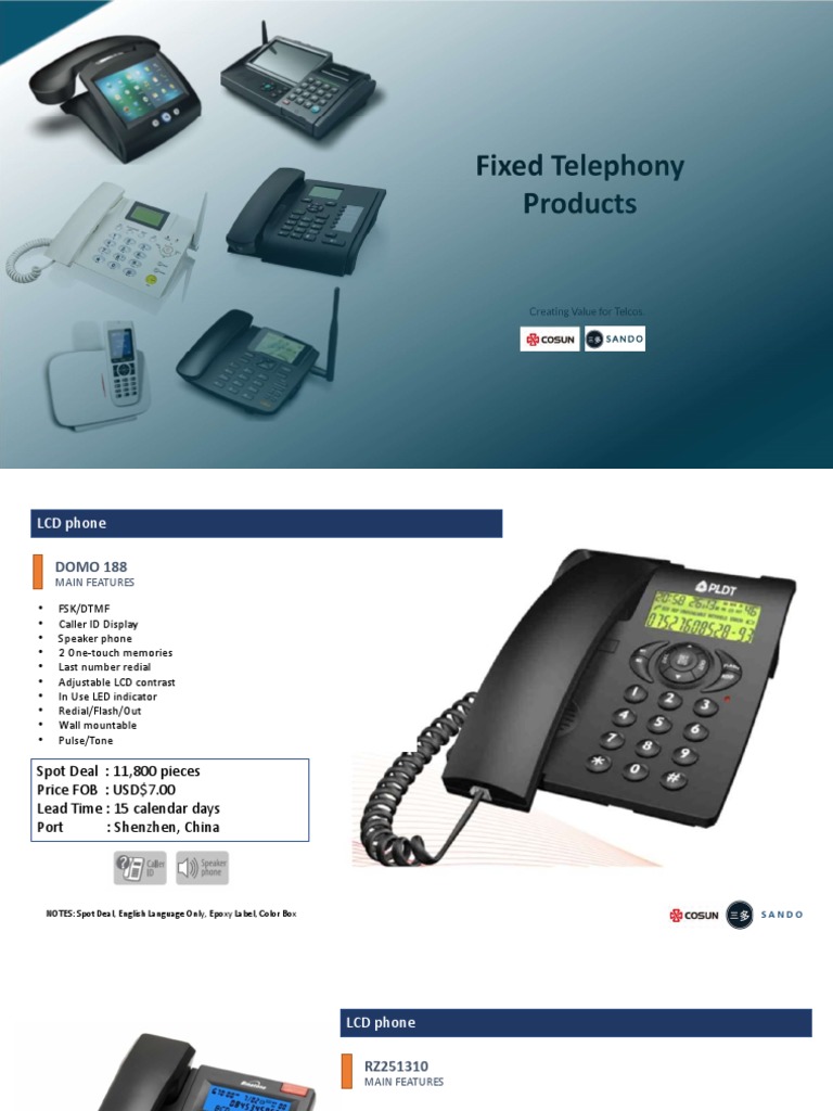 Fixed Telephony Products: Creating Value For Telcos | PDF | Oral ...