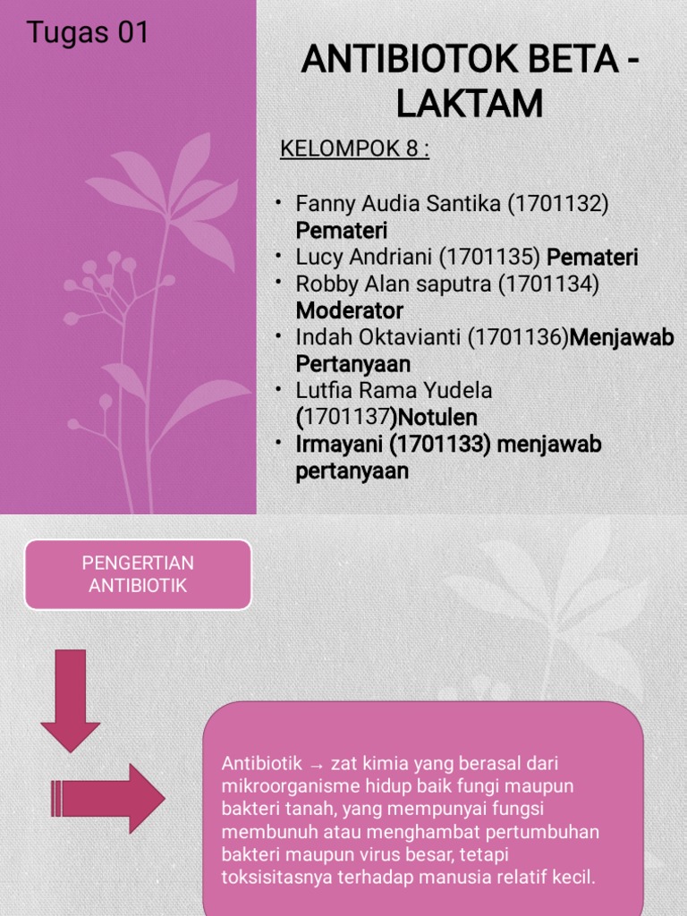 Antibiotik Beta Laktam KEL 8 (Benar) | PDF