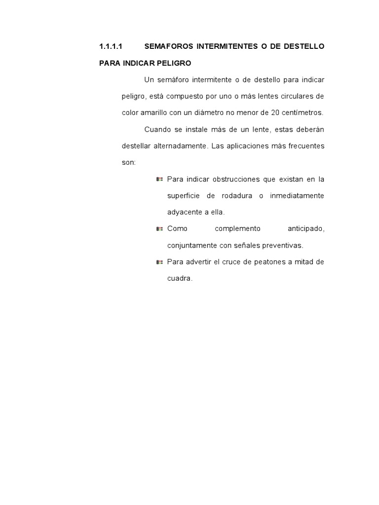 Semáforos Intermitentes para Peligro | PDF