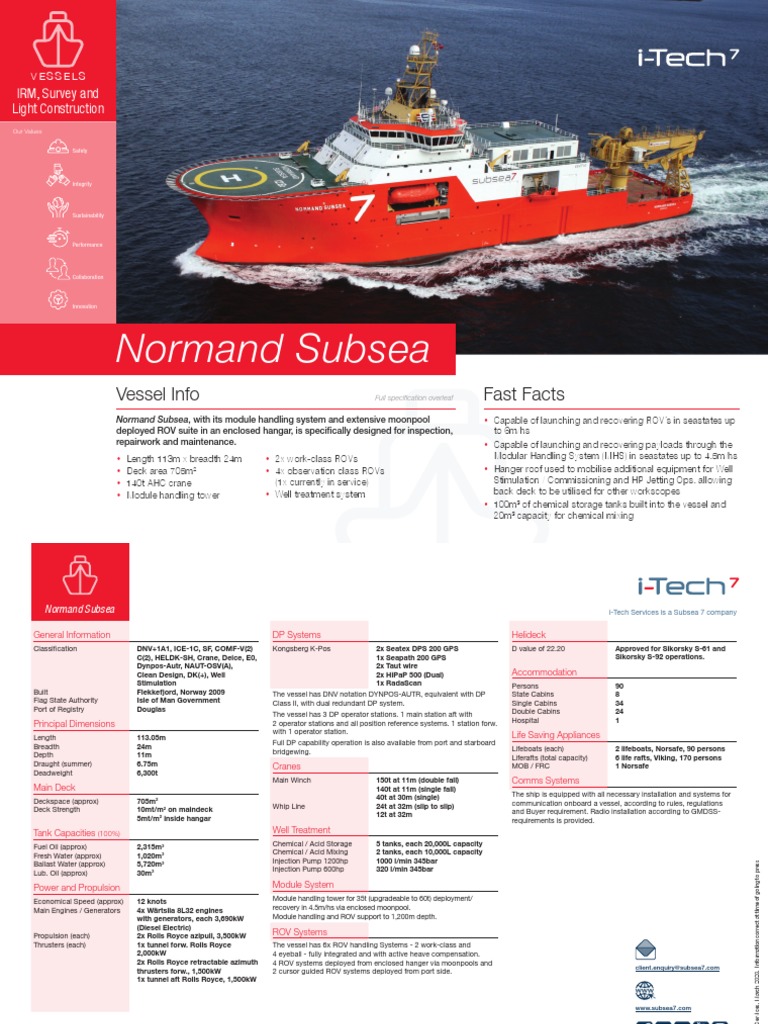 Normand Subsea - Pdf.downloadasset | PDF | Water Transport | Watercraft