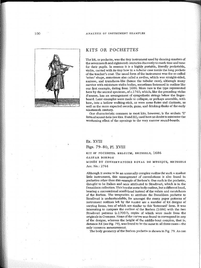 17th Century Pochette - Brussels PDF | PDF | Violin | Friction Musical ...