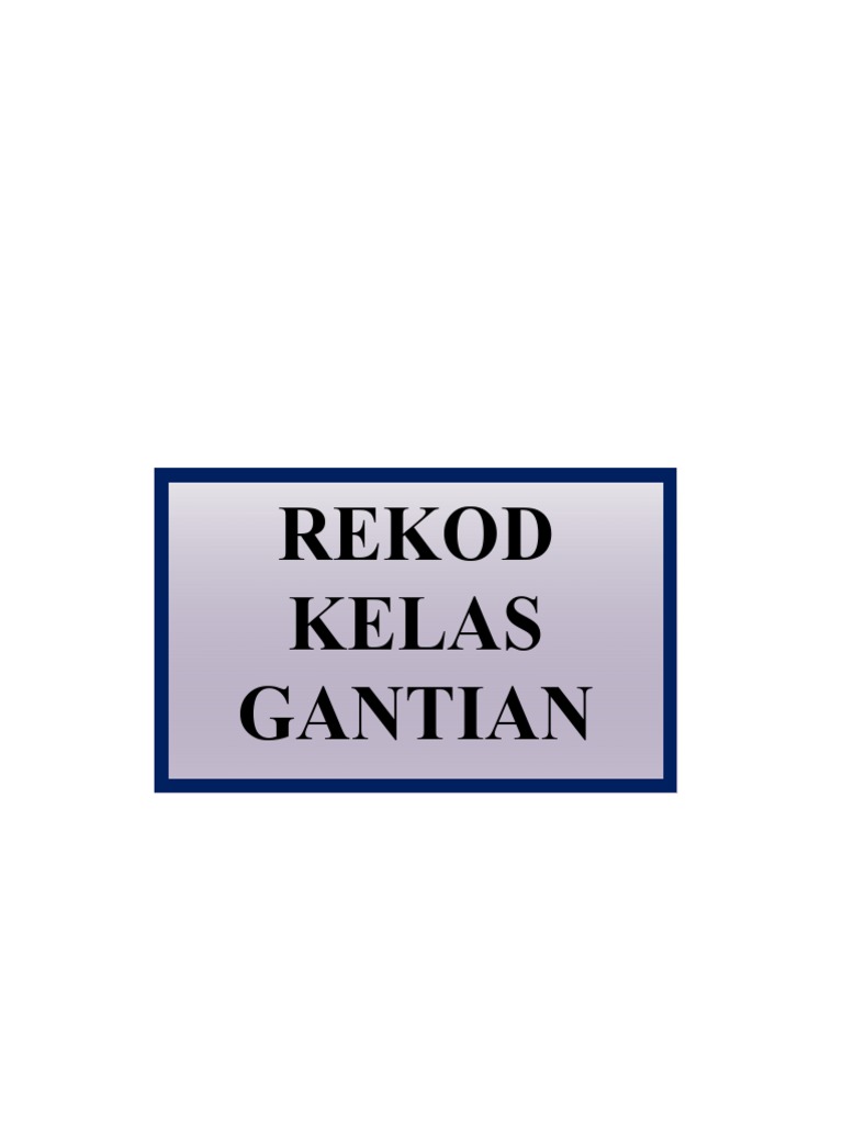 Contoh Rekod Relief | PDF | Karier & Perkembangan | Metode & Bahan Ajar