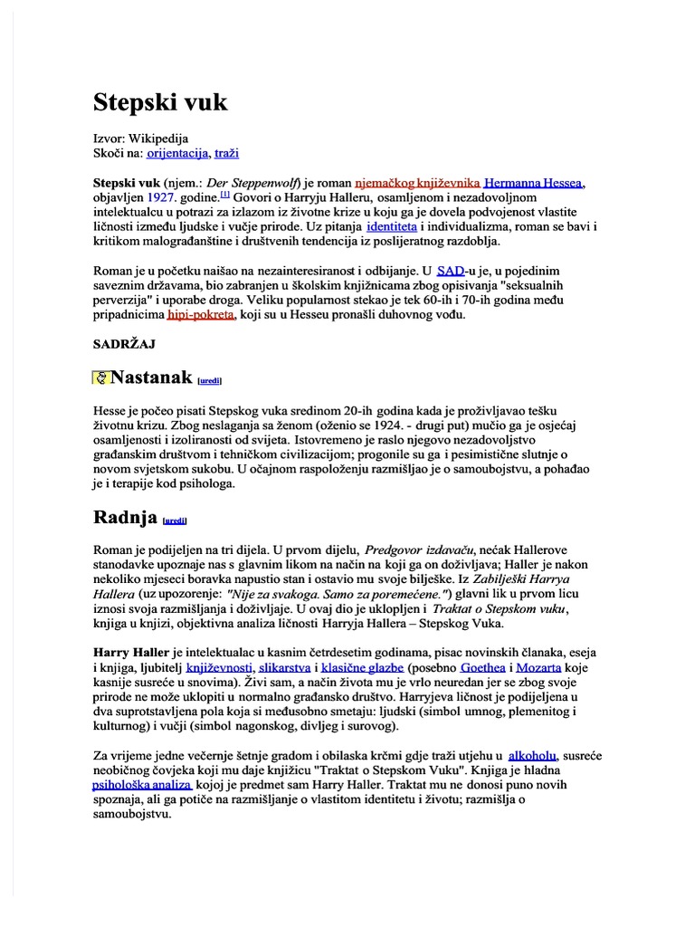 Stepski Vuk | PDF