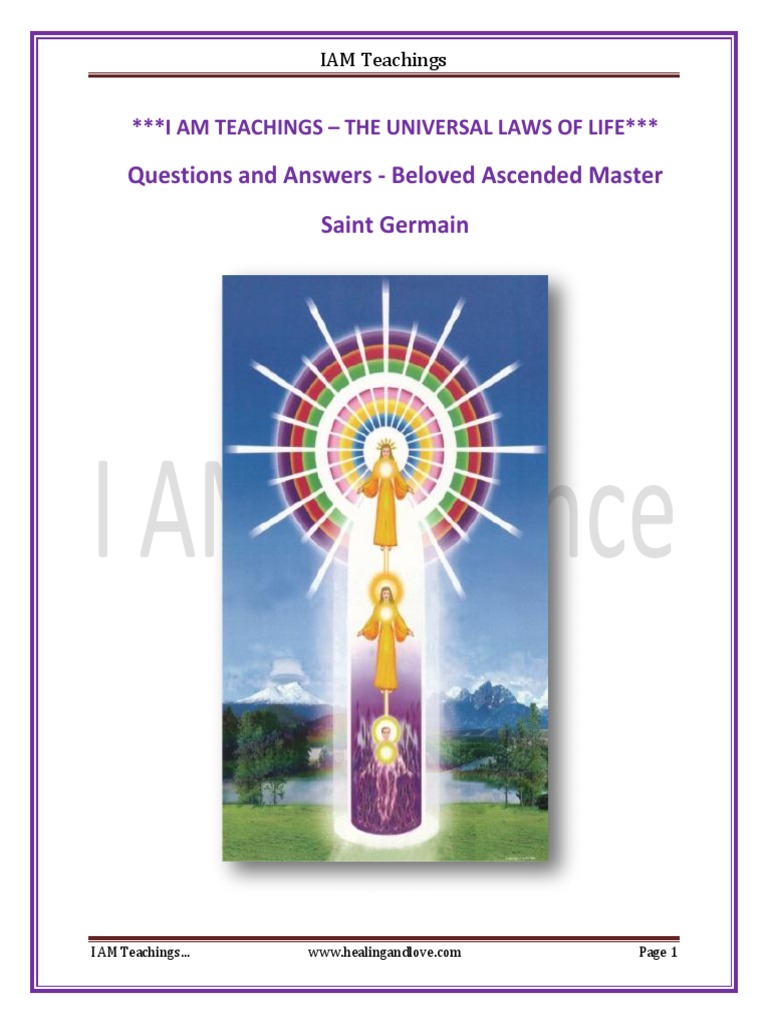 Magic Presence Questions and Answers | PDF | Ascended Master ...