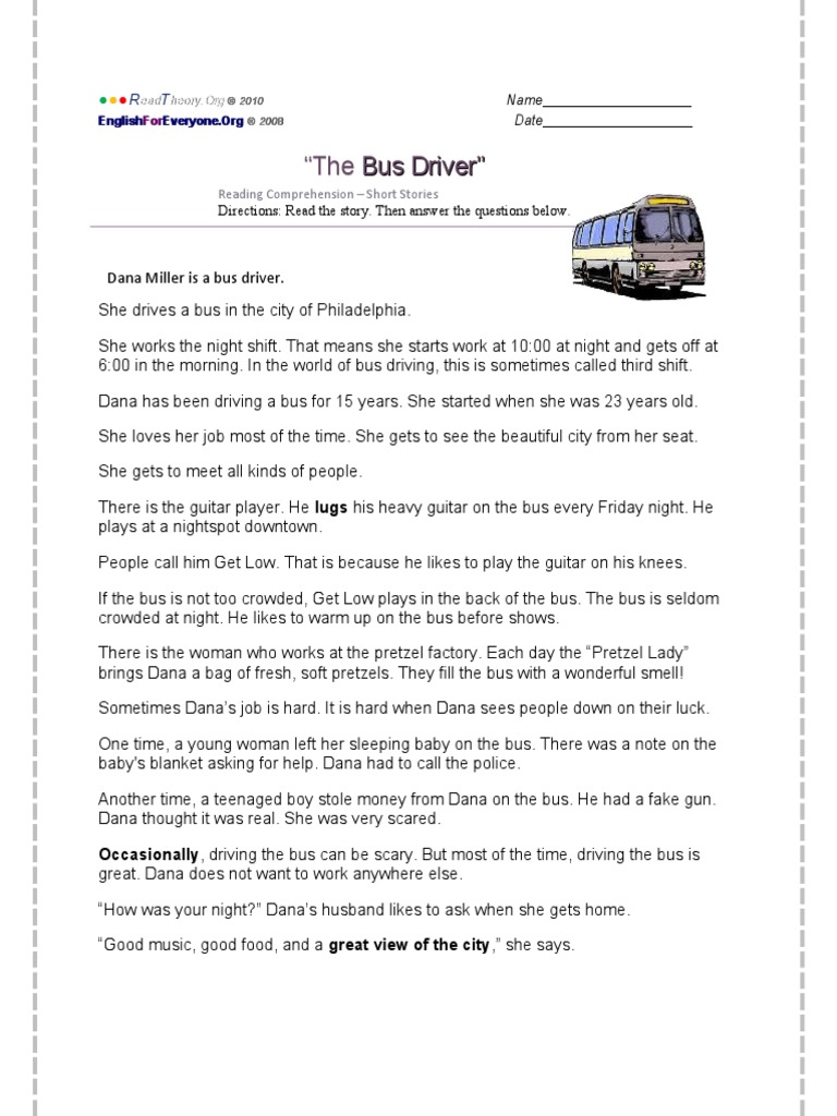 The - Bus - Driver Sts | PDF
