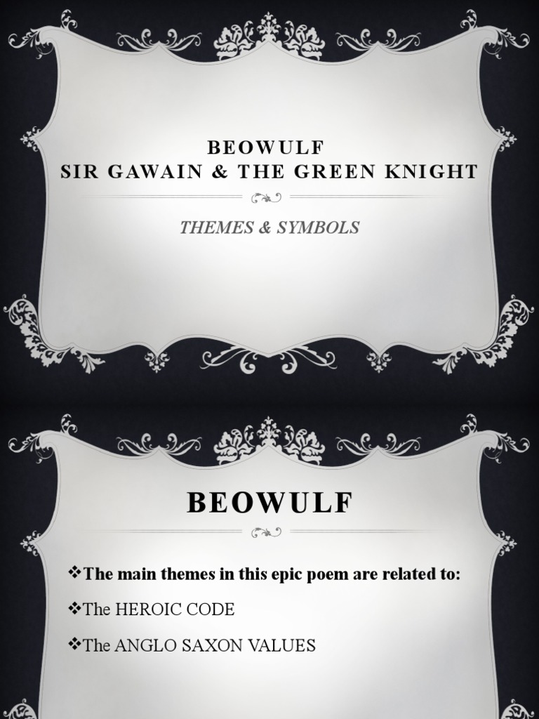 Beowulf and Sir Gawain | PDF | Art