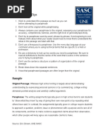 Paraphrasing Skills For RRL Writing - How To Paraphrase Effective | PDF ...