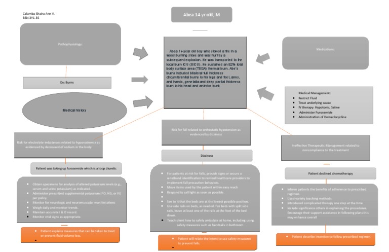 Concept Map | PDF | Burn | Clinical Medicine