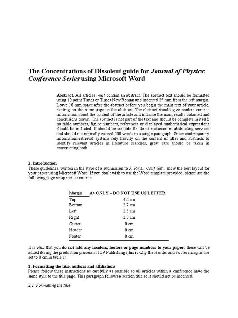 Example Word Document Template | PDF | Multiplication | Paragraph