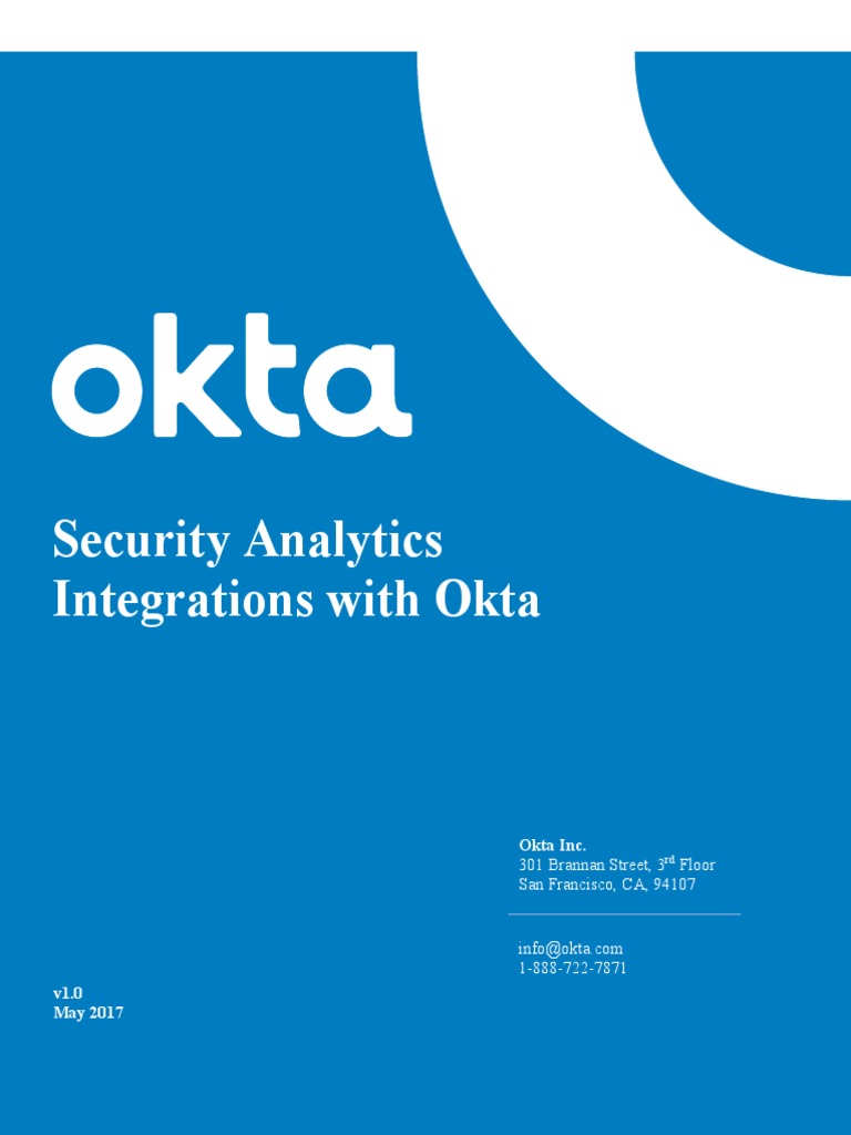 Okta - Security Analytics - Partner Integration Guide PDF | PDF | Application Programming ...