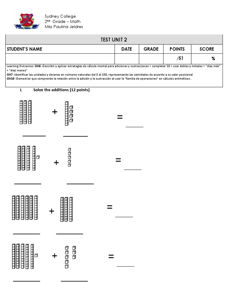 MATH 2 Grade | PDF