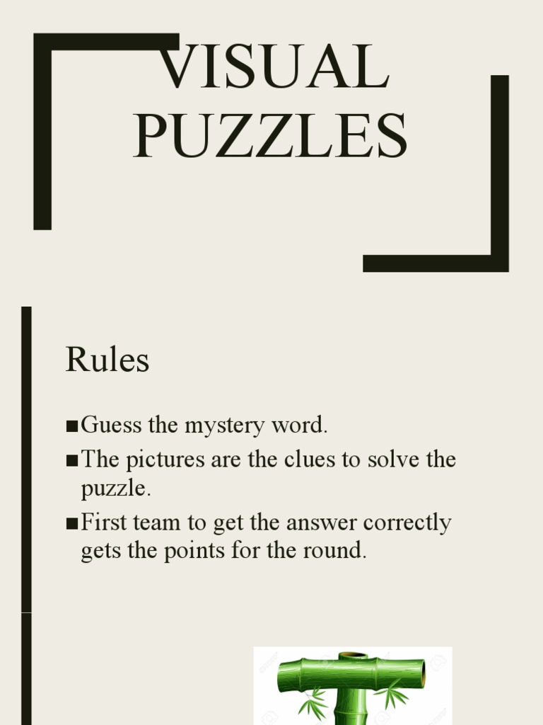 Visual-Puzzles 2 | PDF