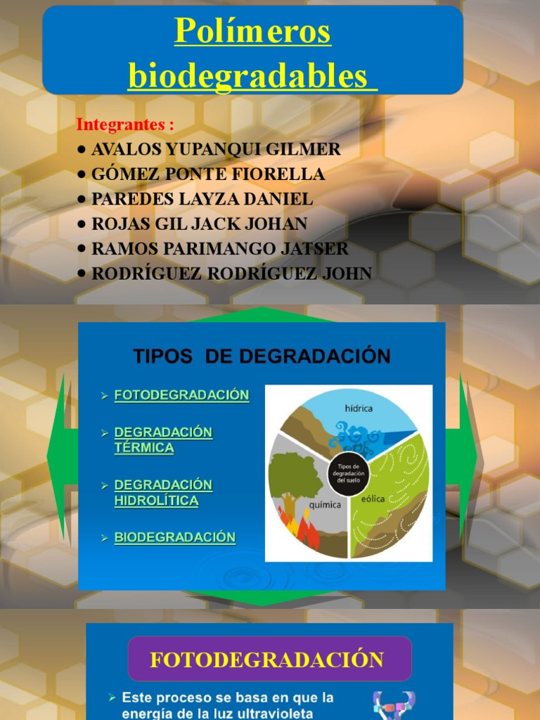 Polimeros Biodegradables | PDF | Polímeros | Enzima