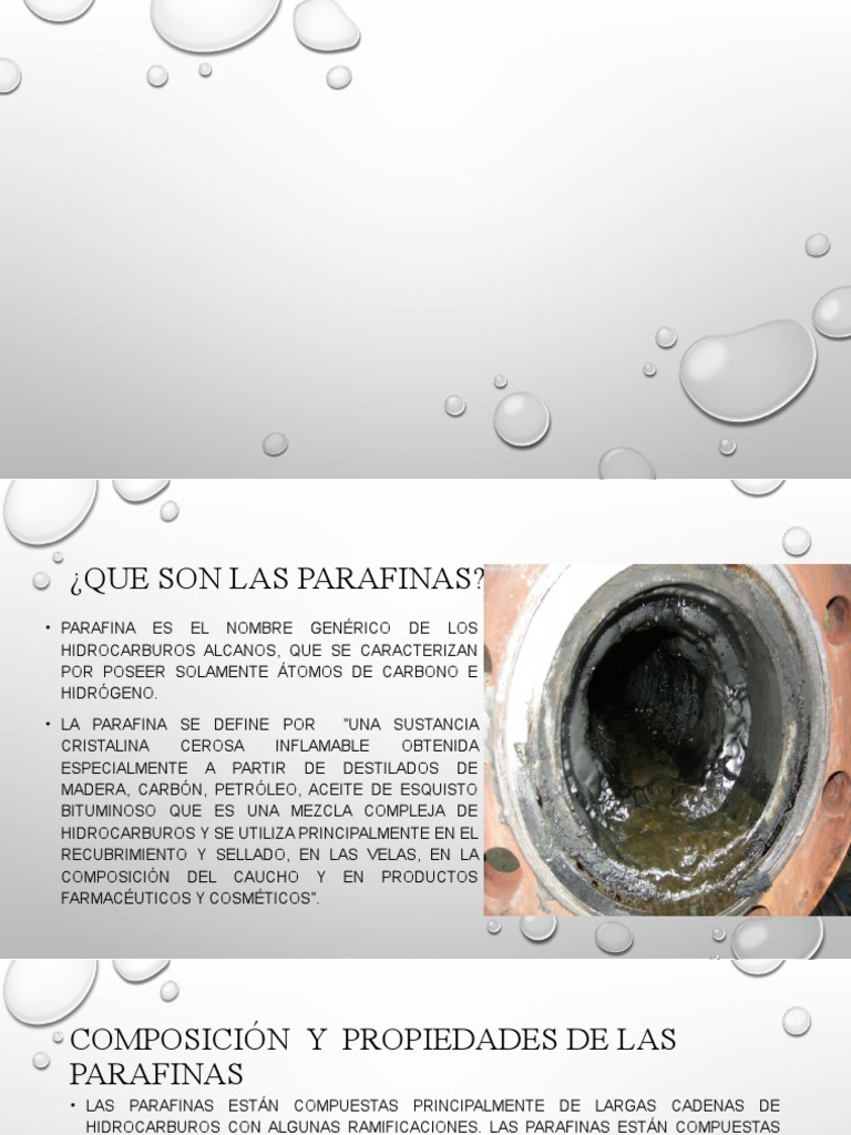 Definición y propiedades de las parafinas | PDF | Alcano | Petróleo