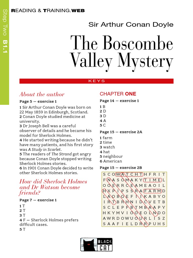 The Boscombe Valley Mystery: Sir Arthur Conan Doyle | PDF | Sherlock ...