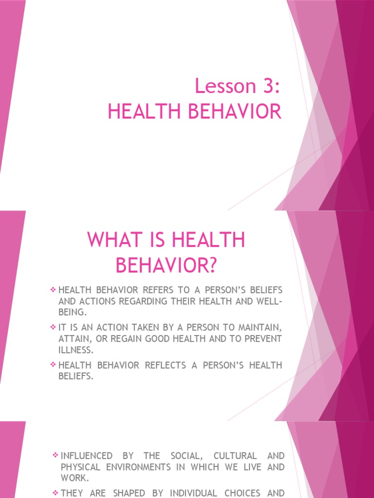 Heath Behavior | PDF | Reinforcement | Psychological Theories