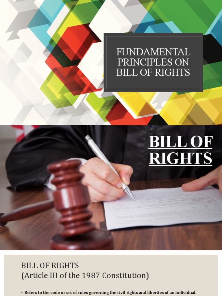 Fundamental Principles On Bill of Rights | PDF | Right To Silence ...