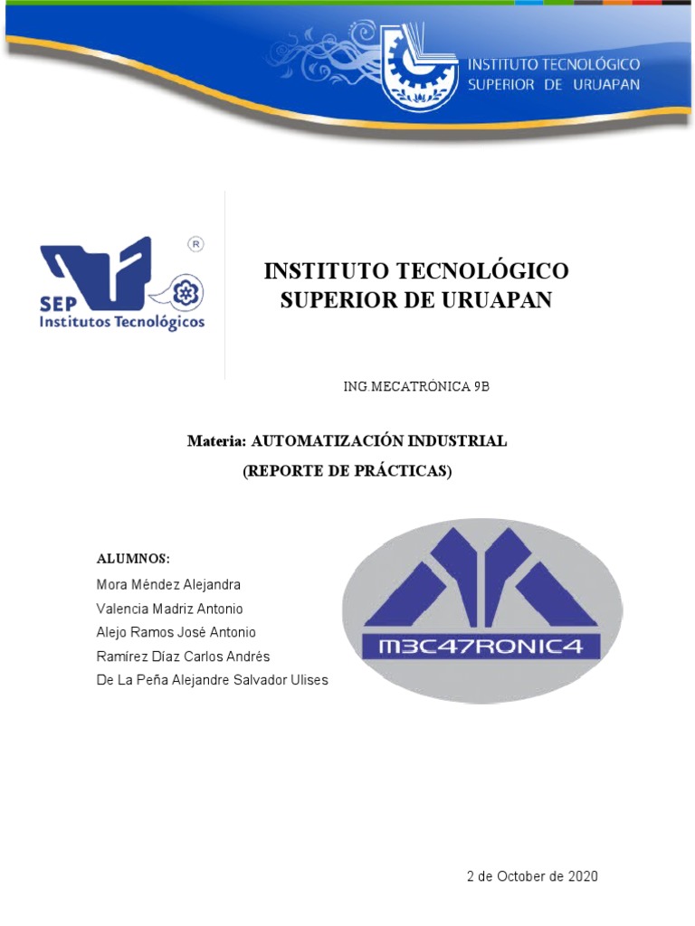 Instituto Tecnológico Superior de Uruapan | PDF | Automatización ...