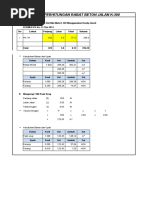 Contoh RAB DESAIN JEMBATAN Beton Excel | PDF