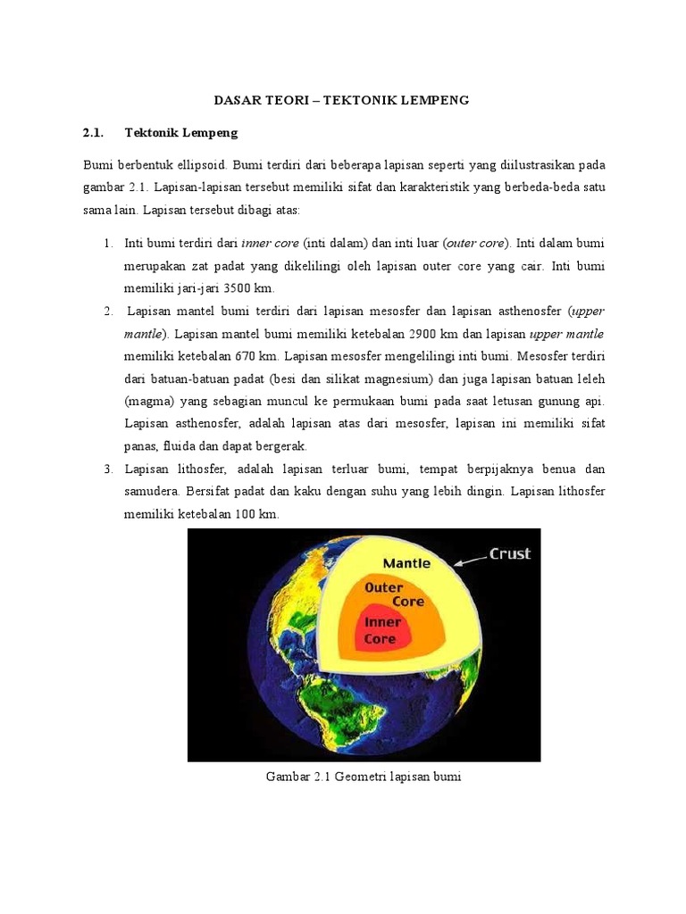Teori Tektonik Lempeng Bumi | PDF | Sains & Matematika | Sejarah