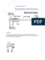 Partes Del Vernier | PDF