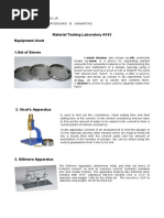 Common Construction Materials and Testing Apparatus or Equipment Used ...