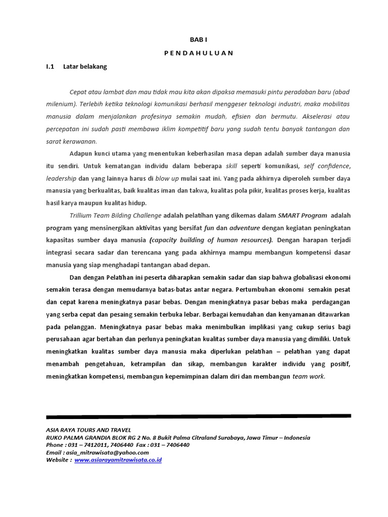 MATERI OUTBOUND Terbaru | PDF