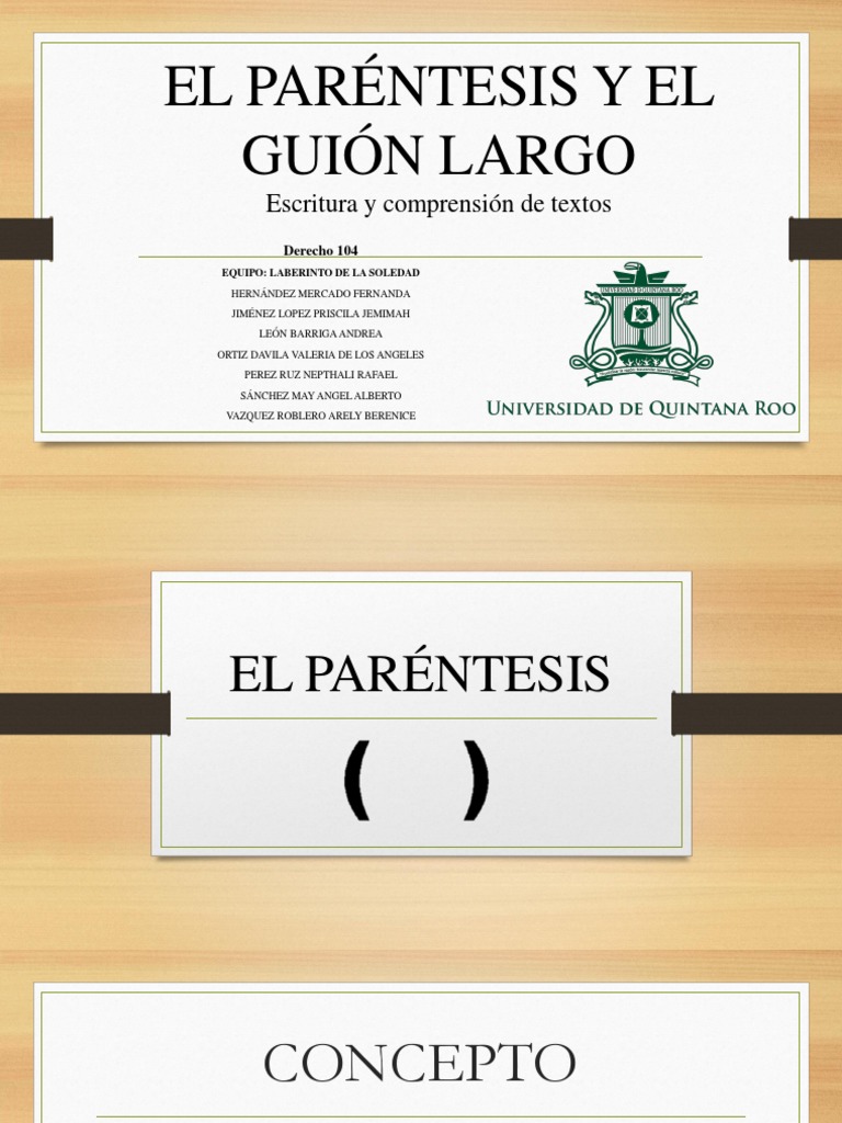 Uso de Paréntesis y Guion Largo | PDF | Soporte | Puntuación
