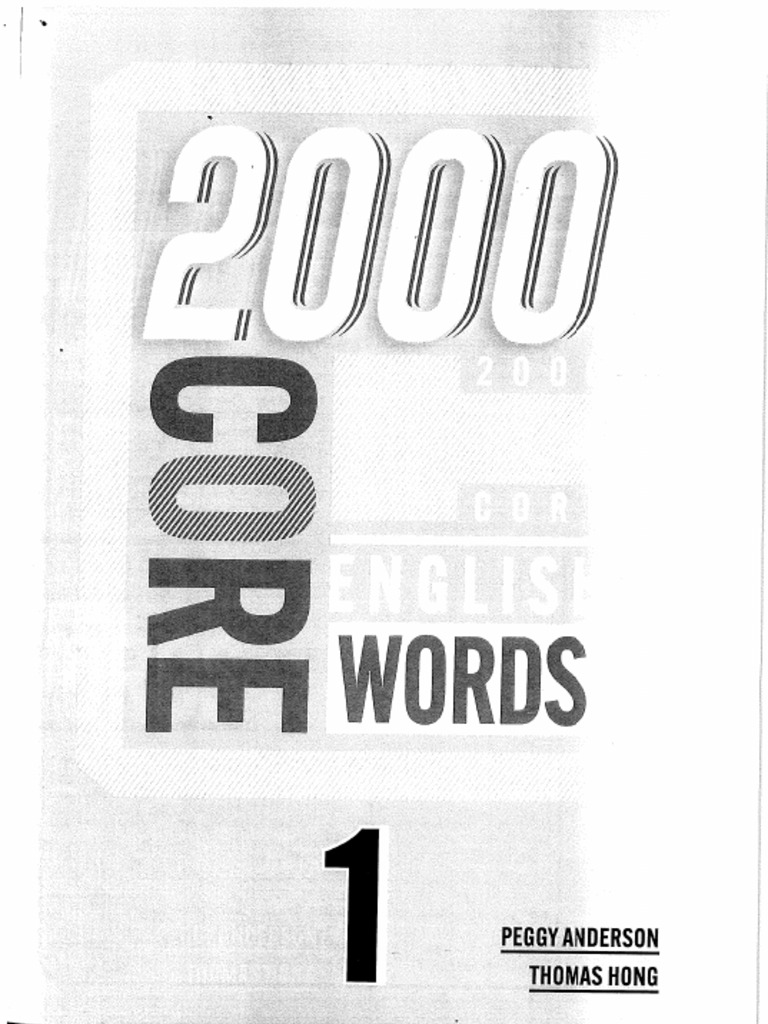 2000 Core Words 1 | PDF