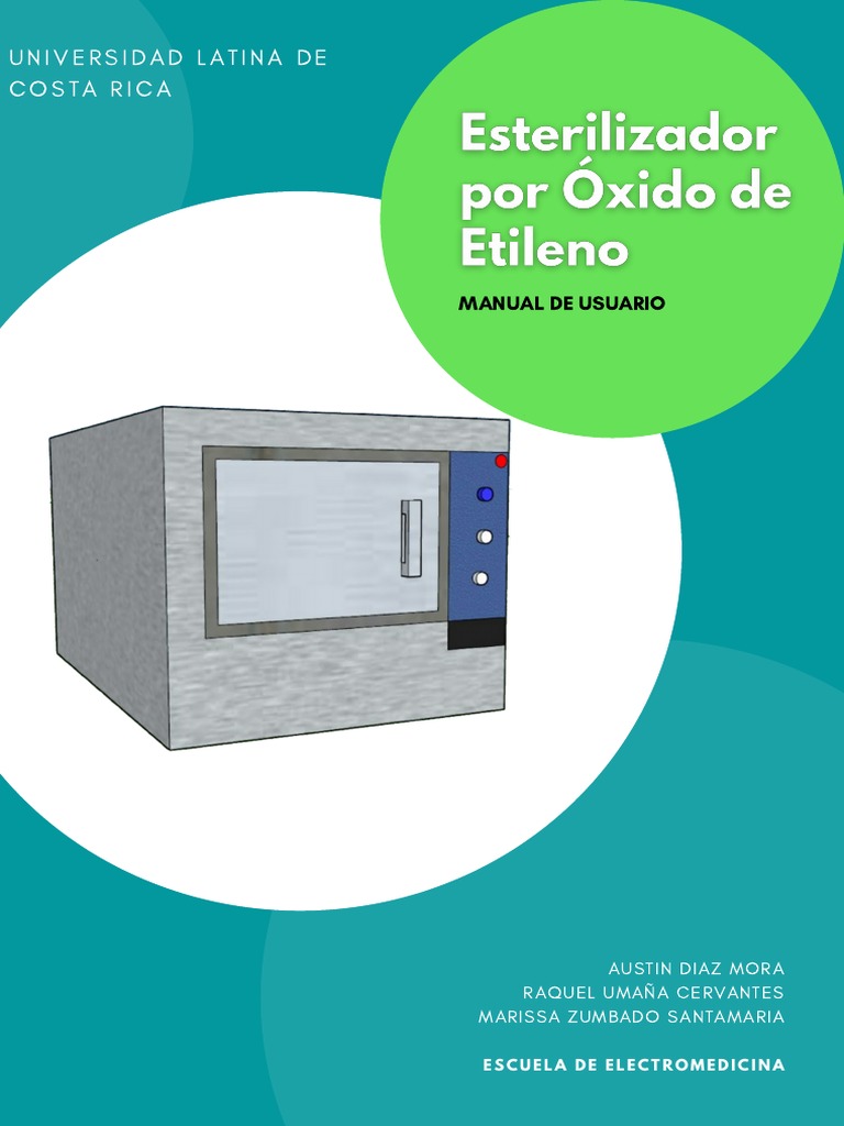 Manual de Usuario Autoclave Por Óxido de Etileno FINAL | PDF | Diodo ... Manual de Usuario Autoclave Por Óxido de Etileno FINAL | PDF | Diodo ...