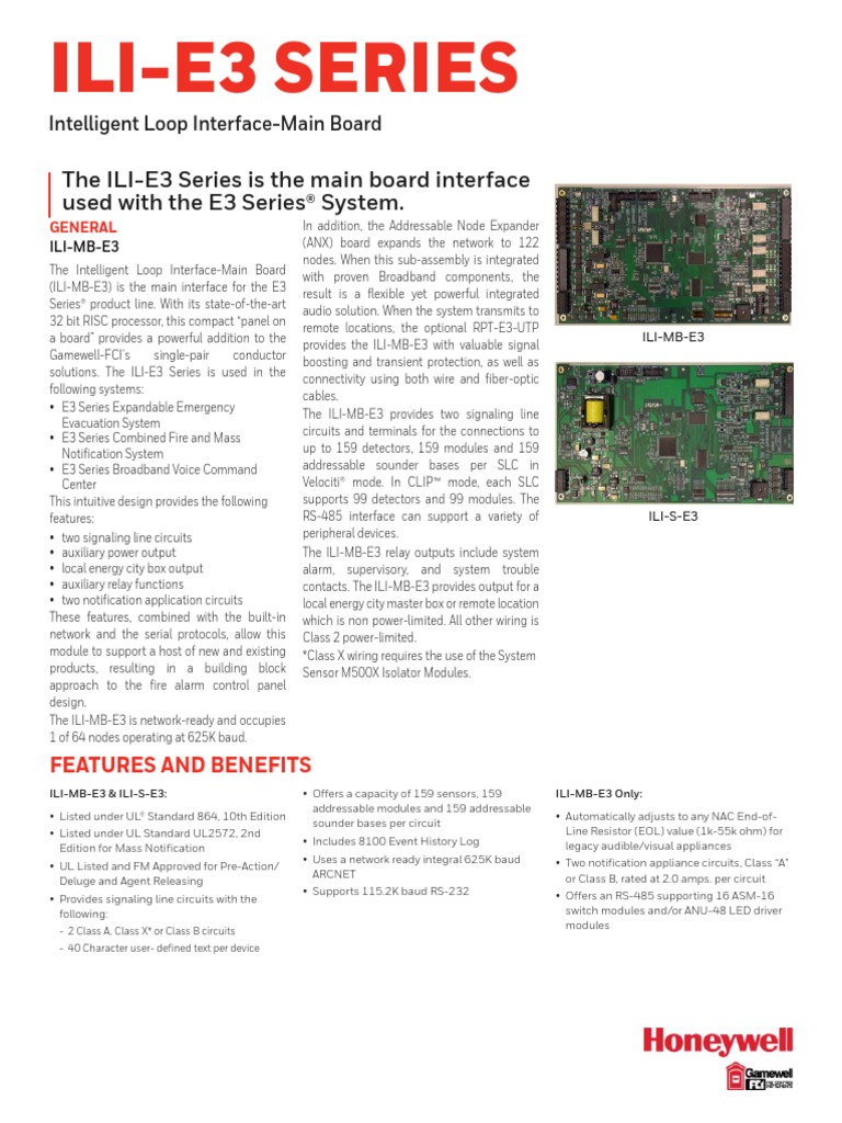 Ili-E3 Series: The ILI-E3 Series Is The Main Board Interface Used With ...