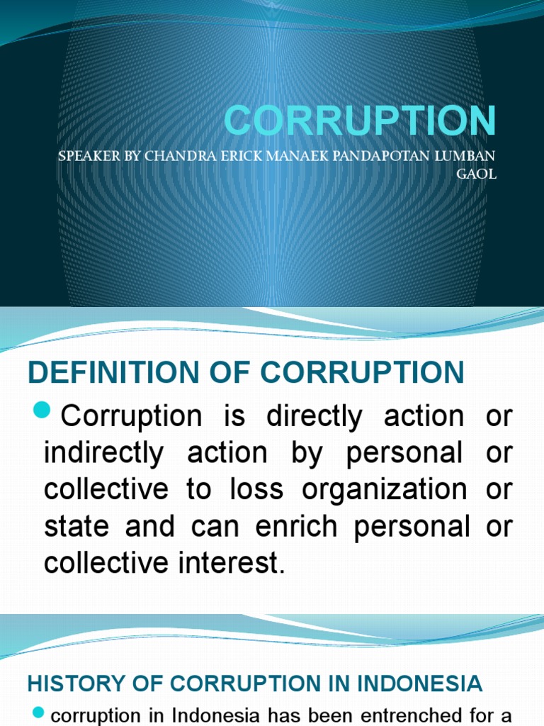 Corruption Speech | PDF | Indonesia | Government