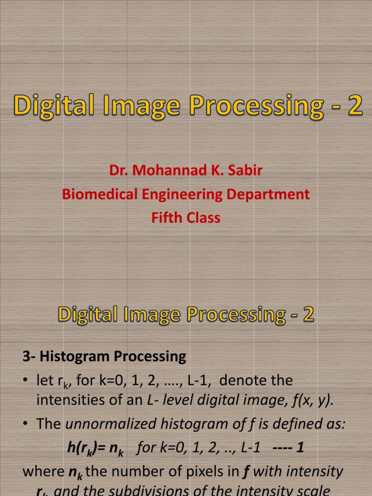 Dr. Mohannad K. Sabir Biomedical Engineering Department Fifth Class | PDF | Monotonic Function ...