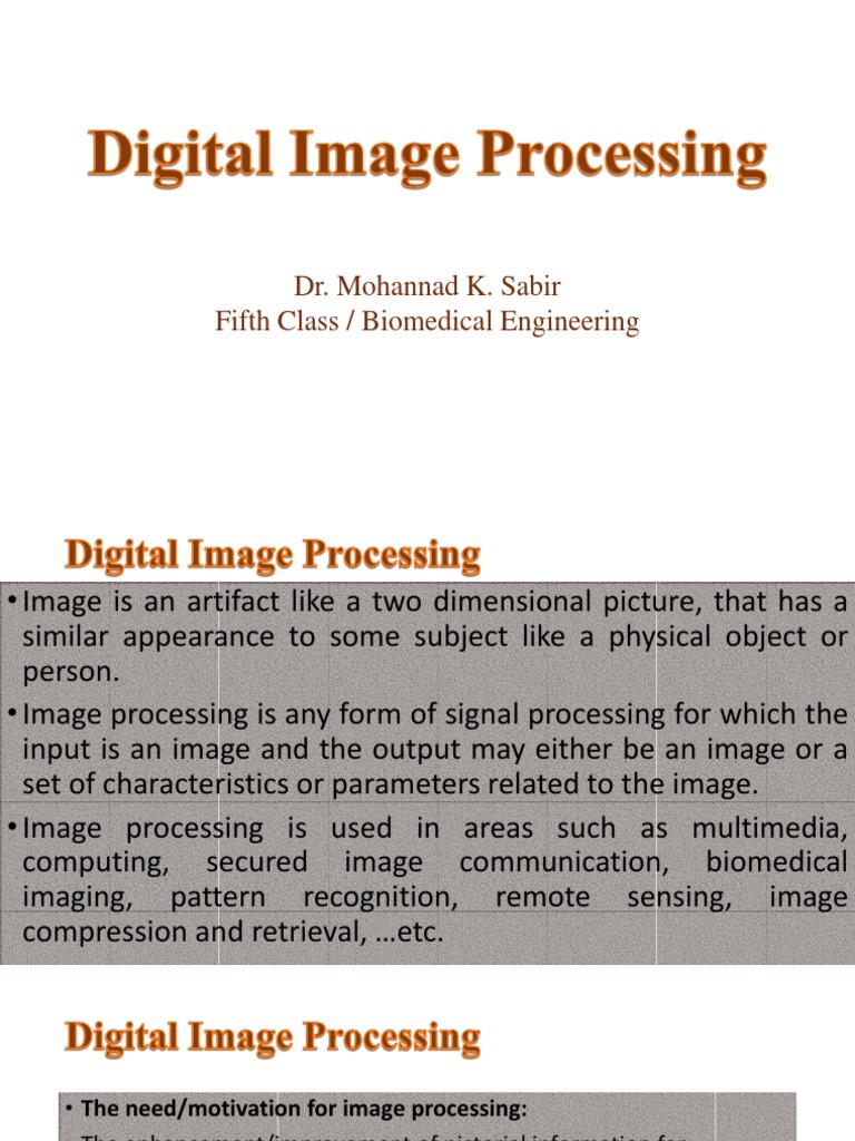 Digital Image Processing | PDF | X Ray | Radiography