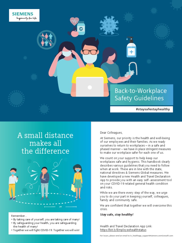 Back To Office EHS Booklet | PDF | Elevator | Cafeteria