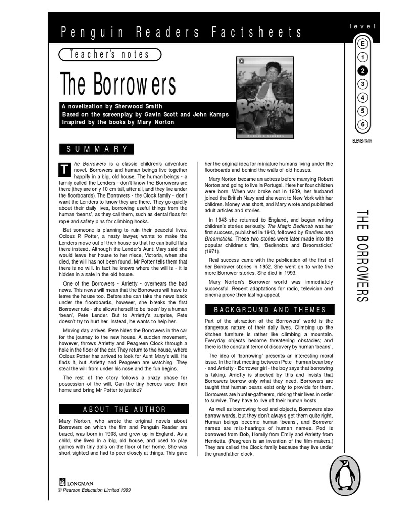 The Borrowers. Factsheets PDF | PDF | Books
