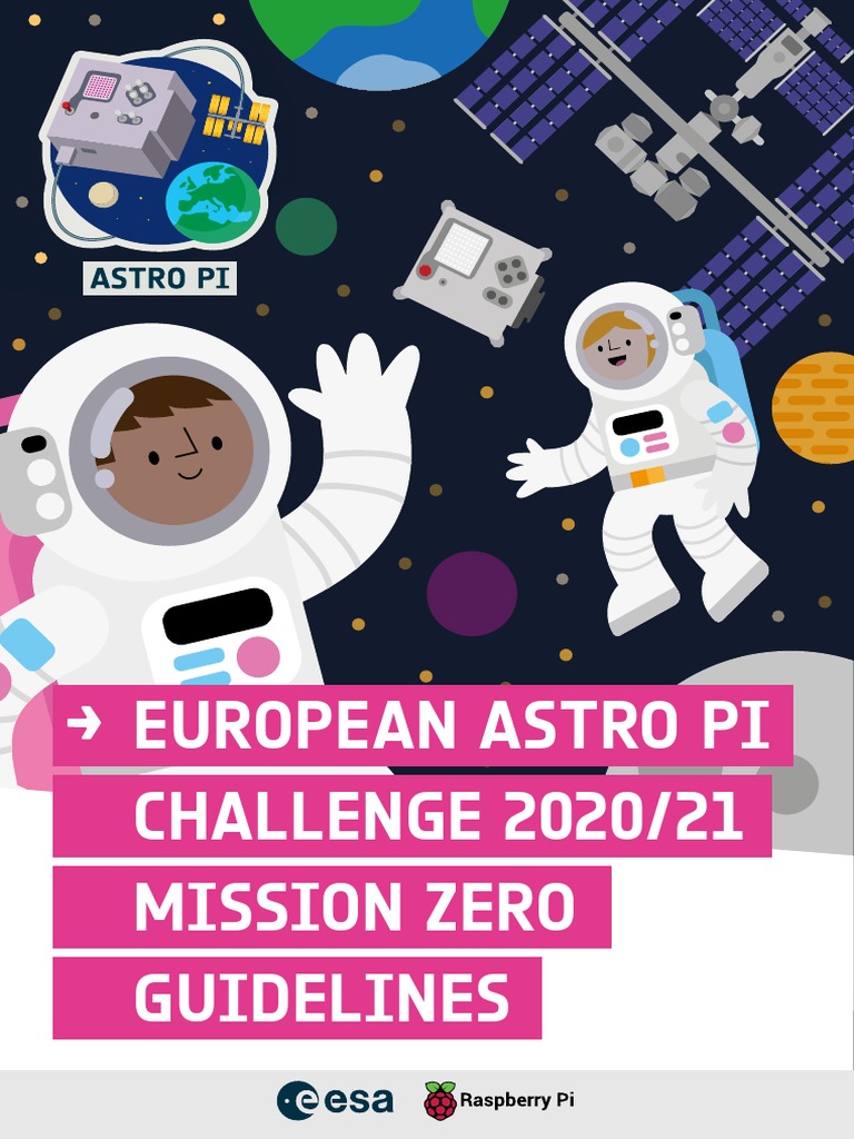 Astro Pi Mission Zero Guidelines 2020 21-En PDF | PDF | European Space ...