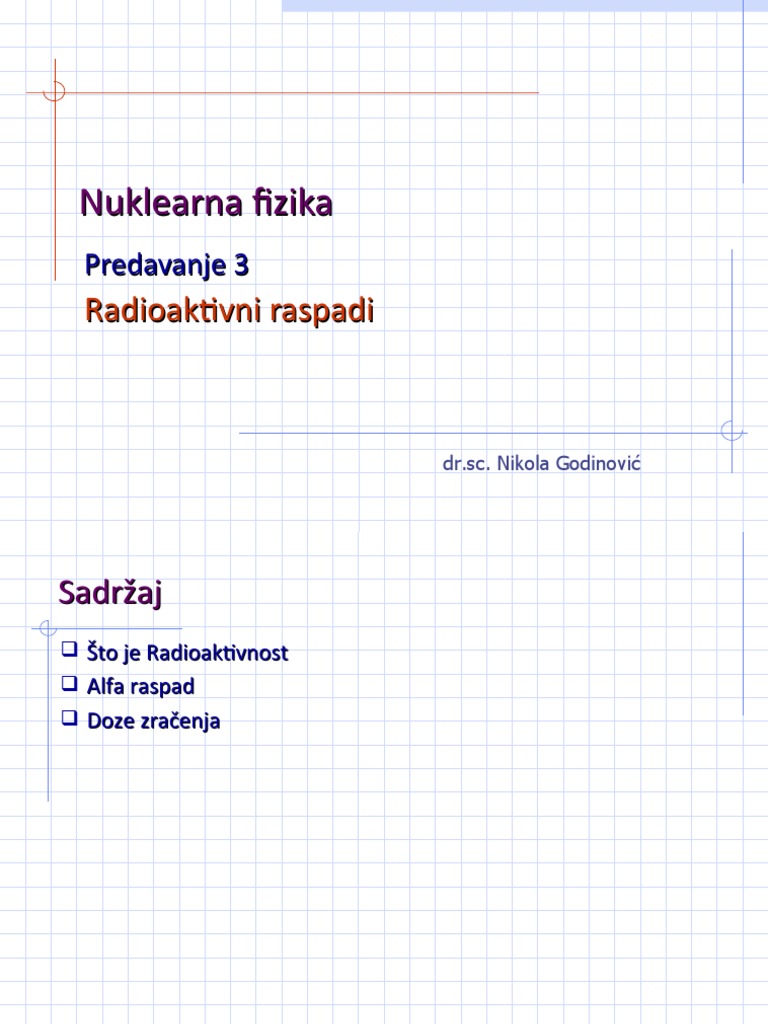 NF P4 Alfa Raspad | PDF